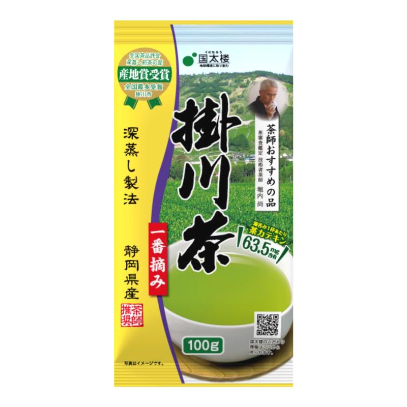 国太楼 深蒸し一番摘み掛川茶 100g