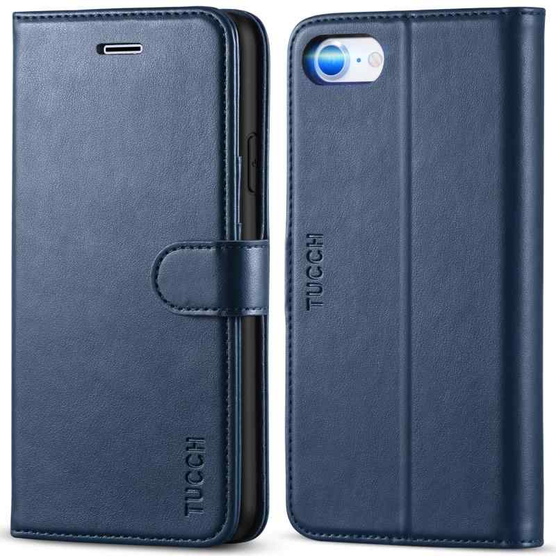 TUCCH iPhone se3 対応 ケース iPhone 7ケース 手帳型 iPhone se2 カバー PUレザー TPU カードホルダー スタンド サイドマグネット式 アイフォン用 財布型 カバー【適用型番】 iPhone SE3(...