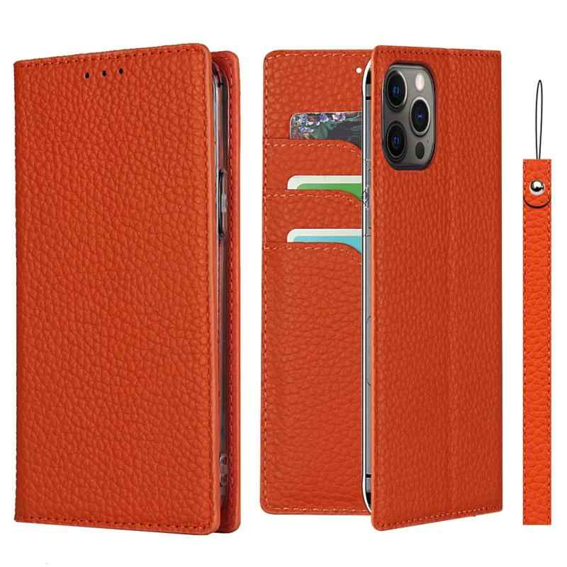 Litchi pattern case for iPhone 12