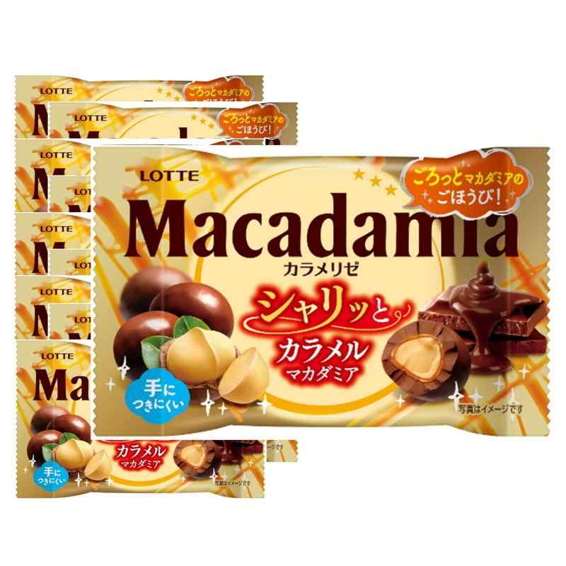 ロッテ マカダミアチョコレートポップジョイ(カラメリゼ) 34g×10個原材料：砂糖（国内製造又は韓国製造）、キャンディコートマカダミアナッツ（マカダミアナッツ、砂糖、水あめ、植物油脂）、全粉乳、ココアバター、カカオマス、植物油脂、乳糖、水...