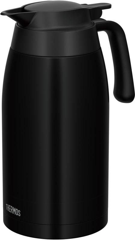 サーモス ステンレスポット 2L マットブラック 保温ポット 卓上ポット 魔法びん構造 保温保冷 TTB-2001 MTBKサーモスの定番ステンレスポット本体サイズ(約):幅19×奥行き12.5×高さ27cm、本体重量(約):700g、容量...