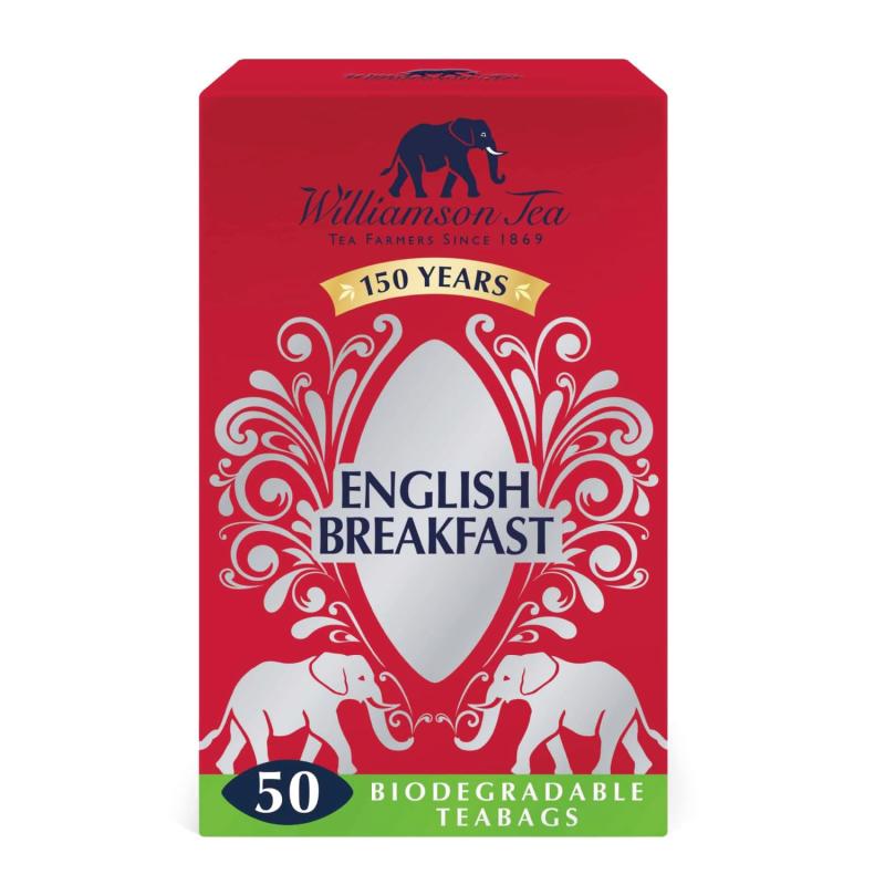 WilliamsonTea ウィリアムソン紅茶 イングリッシュブレックファストティーバック 50P原材料:紅茶商品サイズ(高さx奥行x幅):145mmx70mmx90mm