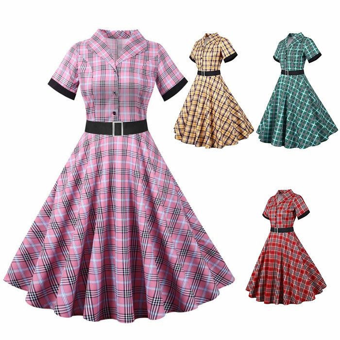 商品名 レディースワンピース 色 ピンク・レッド・グリーン・イエロー サイズ S-2XL 素人採寸若干の誤差がある場合がございます。 素材 ポリエステル ご了承いただきたいこと ※サイトに掲載の商品は、撮影の環境とモニター環境により、実際の...