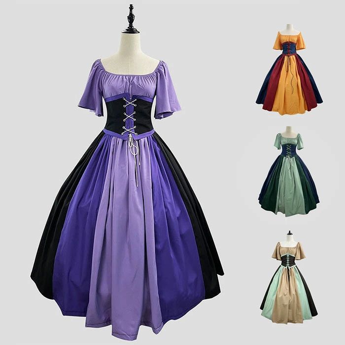 商品名 ハロウインコスプレ衣装 色 グリーン　パープル　イエロー　ライトブラウン サイズ S-5XL 素人採寸若干の誤差がある場合がございます。 素材 ポリエステル ご了承いただきたいこと ※サイトに掲載の商品は、撮影の環境とモニター環境に...
