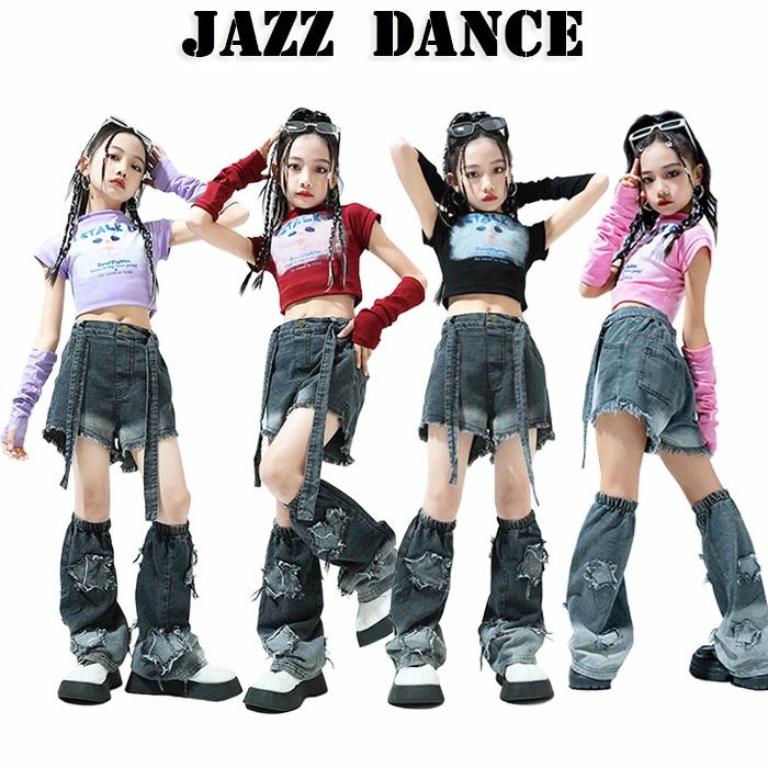 商品名 子供ダンス衣装 ・簡易な包装、ご了承ください。 色 ピンク　ホワイト　パープル　ブラック　ワインレッド サイズ 110：適用身長100-110cm適用体重15-20kg 120：適用身長110-120cm適用体重20-25kg 13...