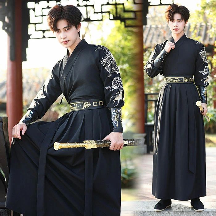 商品名 漢服 ・簡易な包装、ご了承ください。 色 ブラック サイズ S-4XL 素人採寸若干の誤差がある場合がございます。 素材 レーヨン ご了承いただきたいこと ※サイトに掲載の商品は、撮影の環境とモニター環境により、実際の物と素材感・色...
