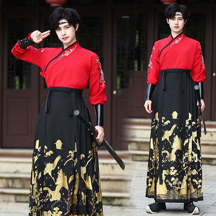 商品名 コスプレ衣装　漢服 ・簡易な包装、ご了承ください。 色 ブラック　レッド サイズ S-4XL 素人採寸若干の誤差がある場合がございます。 素材 ポリエステル ご了承いただきたいこと ※サイトに掲載の商品は、撮影の環境とモニター環境に...