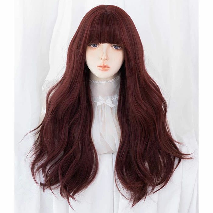 商品名 かつら 髪飾り・帽子などの小物は付いていません。 色 ワインレッド サイズ 約73cm 素人採寸若干の誤差がある場合がございます。 素材 合成繊維 ご了承いただきたいこと ※サイトに掲載の商品は、撮影の環境とモニター環境により、実際...