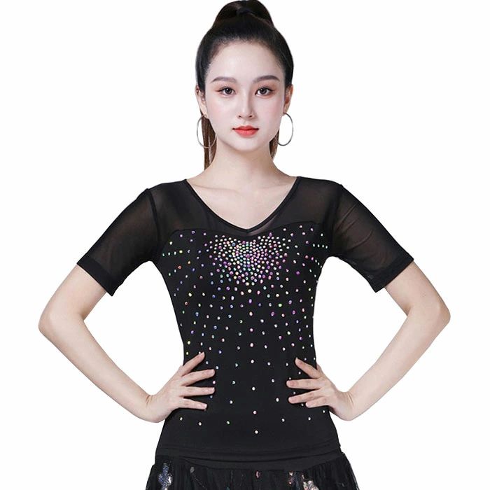商品名 レディースダンストップス単品 簡単な包装、ご了承ください。 色 ブラック サイズ M：バスト約80cm適用バスト78-83cm適用身長150-160cm適用体重42.5-50kg L ：バスト約84cm適用バスト82-87cm適用身...