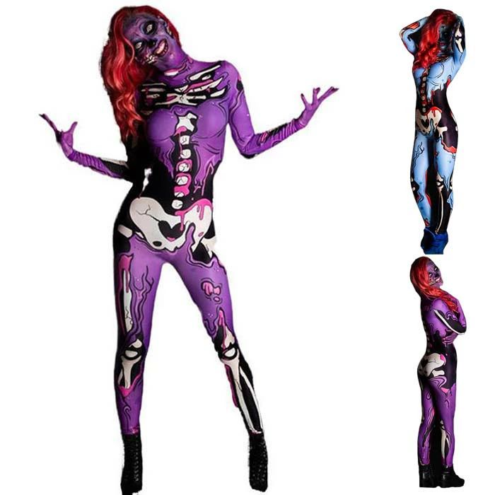 商品名 ハロウイン仮装 色 パープル　ブルー サイズ S-XL 素人採寸若干の誤差がある場合がございます。 素材 ポリエステル ご了承いただきたいこと ※サイトに掲載の商品は、撮影の環境とモニター環境により、実際の物と素材感・色味いが多少異...