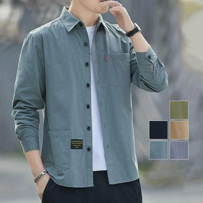 商品詳細:mlxz04 カラー:グリーン、キャメル、ブラック、グレー サイズ:L/XL/2XL/3XL 【商品説明】 ◎ディリーユース間違いなし！定番のボタンダウンシャツです。 ◎素材感は柔らかく着心地の良さと見た目のソフトな印象のあるアイ...