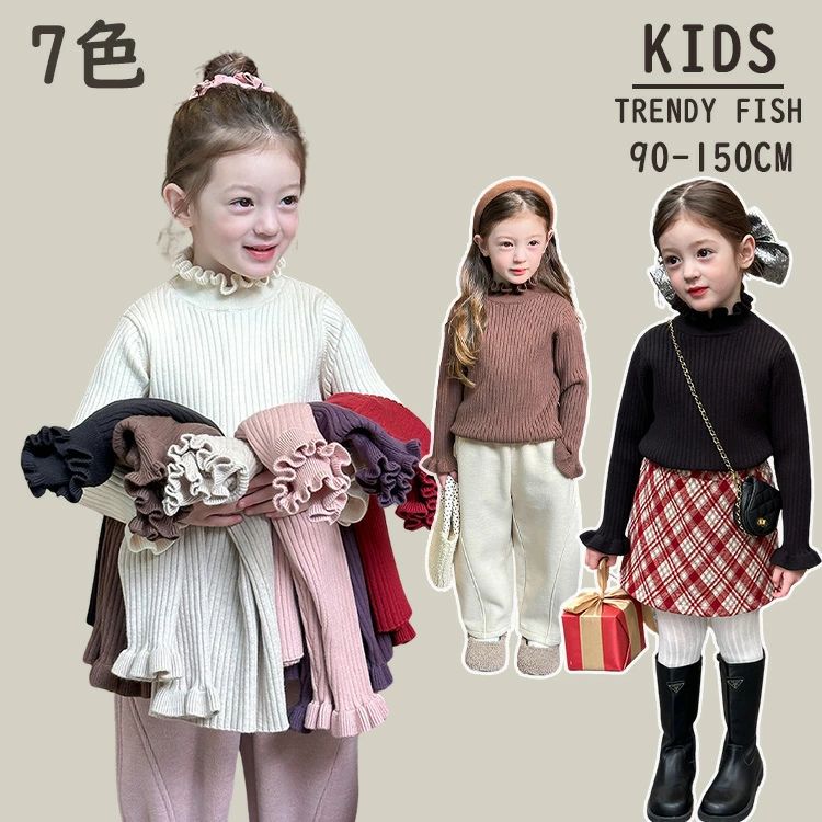 人気検索キーワード：ハイネック トップス キッズ ベビー 子供 子供服 キッズ服 女の子 秋服 秋物 長袖 長袖tシャツ ロンt 保育園 ハイネック タートルネック ニット ニットジャガード セーター セレモニー フォーマル オケージョン ...