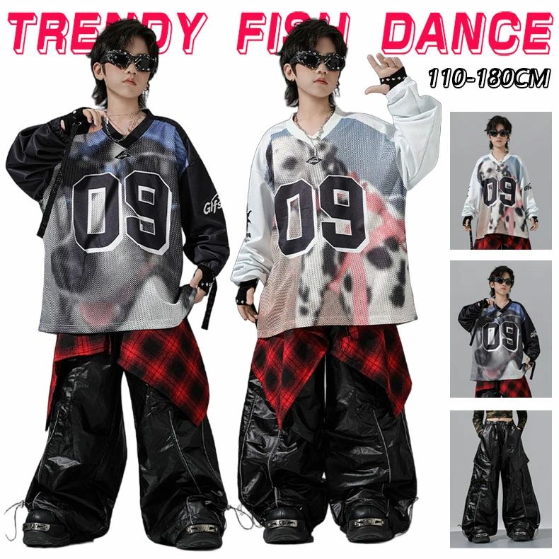 人気検索キーワード：長袖 キッズ ダンス衣装 セットアップ 男の子 女の子 チア チアガール トップス パンツ ダンスウェア ヒップホップ ジャズダンス 演出服 練習着 団体服 応援団 個性派 おしゃれ ゆったり かっこいい hiphop ...
