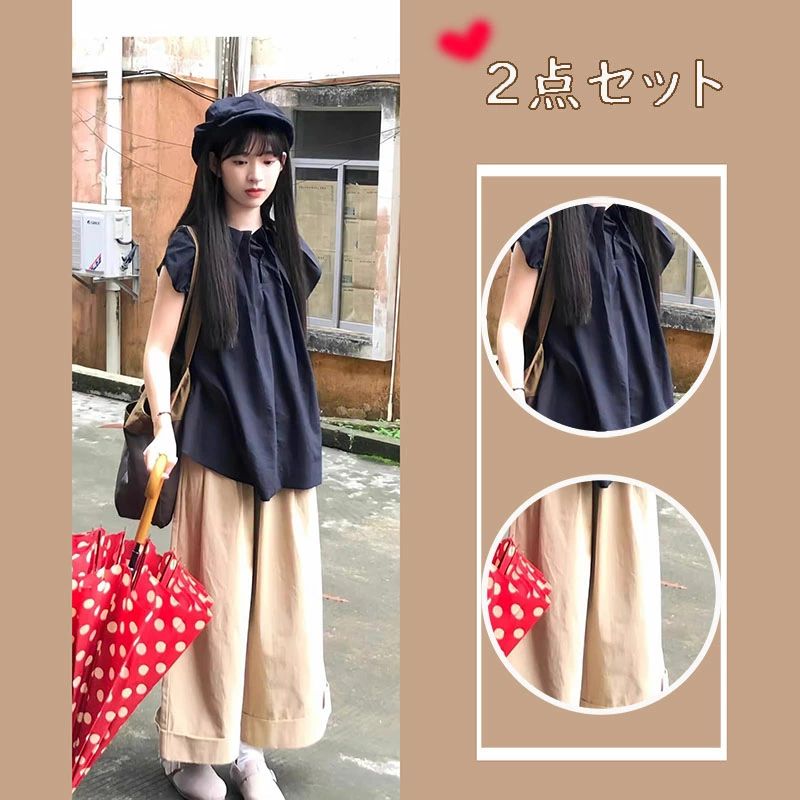 人気検索キーワード：セットアップ レディース 2点セット 無地 カジュアル 夏 夏服 優しい 上下セット ツーピース トップス ボトムス Tシャツ シャツ ノースリーブ ラウンドネック ハイウエスト かわいい クラシック 可愛い きれいめ ...