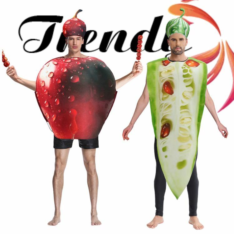 ★商品詳細ハロウィン コスプレ 仮装 衣装 大人 レディース メンズ 着ぐるみ りんご にがうり 苦瓜 林檎 ごうき コスチューム フルーツ柄 面白い 欧米風 パーティー なりきり 文化祭 学園祭 舞台劇 cosplay 宴会 舞台演出服 ...