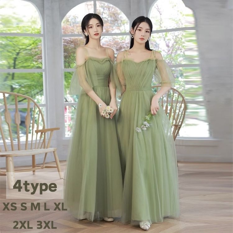 人気検索キーワード：ウェディングドレス パーティードレス ピンク グリーン 緑 ロングドレス 花嫁 二次会ドレス イブニングドレス パーティードレス 発表会 演奏会 イベント用 大きいサイズ 結婚式 披露宴 コンサート 前撮り 後撮り ブラ...