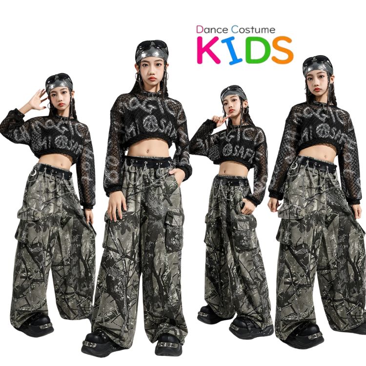 人気検索キーワード：ブラック トップス キャミソール ニット メッシュ 長パンツ 迷彩パンツ 迷彩柄 へそ出し キッズ ダンス セットアップ 韓国 k-pop ヒップホップ 女の子 ギャル アイドル かっこいい カジュアル 子供服 ステージ...