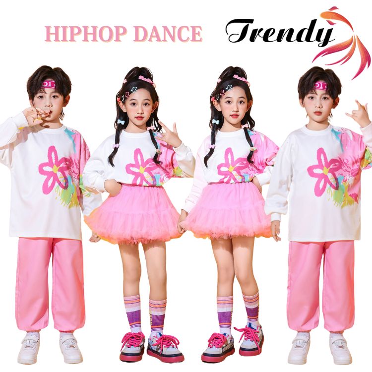 人気検索キーワード：ピンク ホワイト トップス トレーナー 花柄 長パンツ スカート チュールスカート キッズ ダンス セットアップ 韓国 k-pop ヒップホップ 男の子 女の子 ギャル アイドル かっこいい カジュアル 子供服 ステージ...