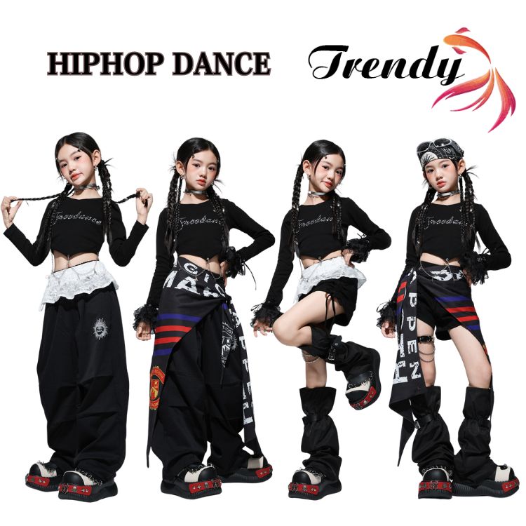 人気検索キーワード：黒 ブラック トップス チェーン 長パンツ 短パンツ へそ出し 長袖 キッズ ダンス セットアップ 韓国 k-pop ヒップホップ 女の子 ギャル アイドル かっこいい カジュアル 子供服 ステージ衣装 jazz ジャズ...