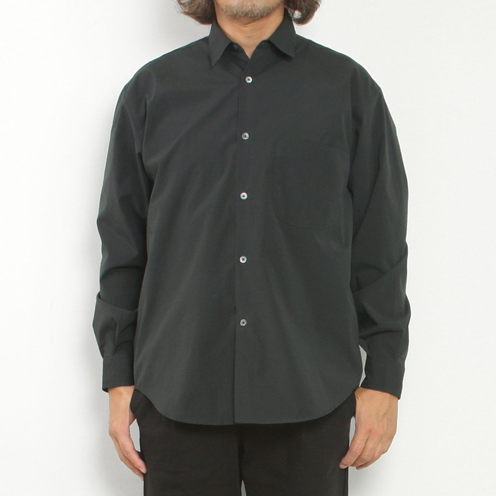 LAMOND ラモンド COTTONY CREASED SHIRT LM-S-077-CT Description ライトアウター的に使えるマットな質感のシャツになります。シワになりにくく、適度なストレッチとハンドウォームポケット付きで秋冬...