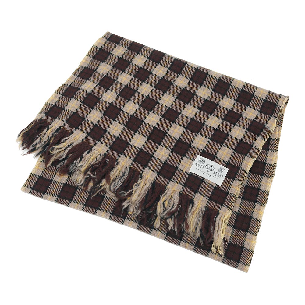 R&D.M.Co- アールアンドディーエムコー CHECK MUFFLER NO.7849 Description 柔らかくて軽く、チクチクしないウール100％。 風合いのある素材感で使えば使うほど馴染んできます。トラディショナルな魅力のチ...