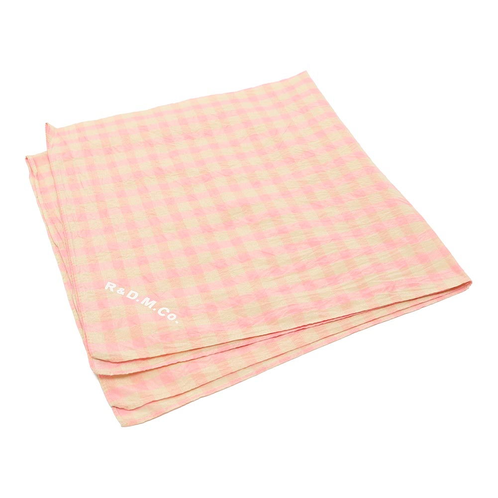 R&D.M.Co- アールアンドディーエムコー SILC COTTON B/G SCARF*PINK 8164 Description コットンシルク素材のスカーフです。ピンク×ベージュのチェック柄になったスカーフは軽やかでつけ心地も良く、...