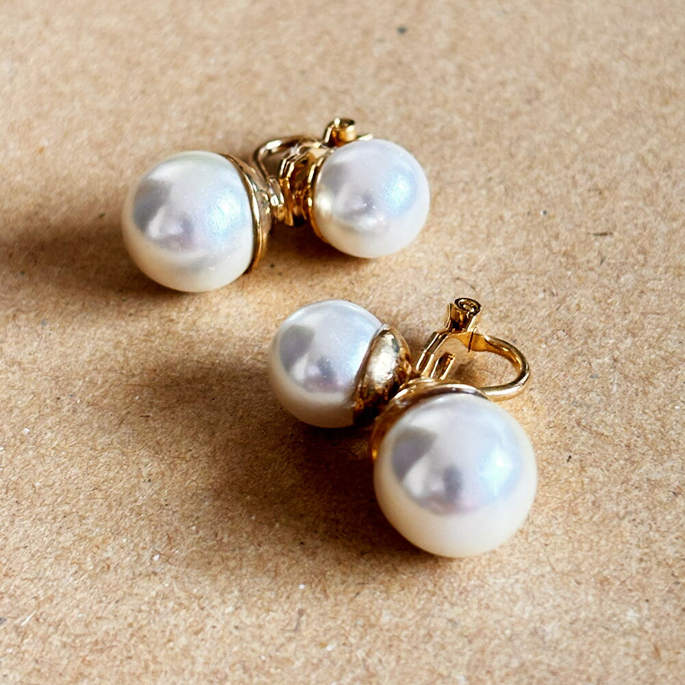 【サイズ（cm）】大パール1.2 / 小パール1.0 【素材】合金 イミテーションパール 【備考】新品 未使用 送料無料 【配送方法】ゆうパケット（荷物追跡サービスあり）