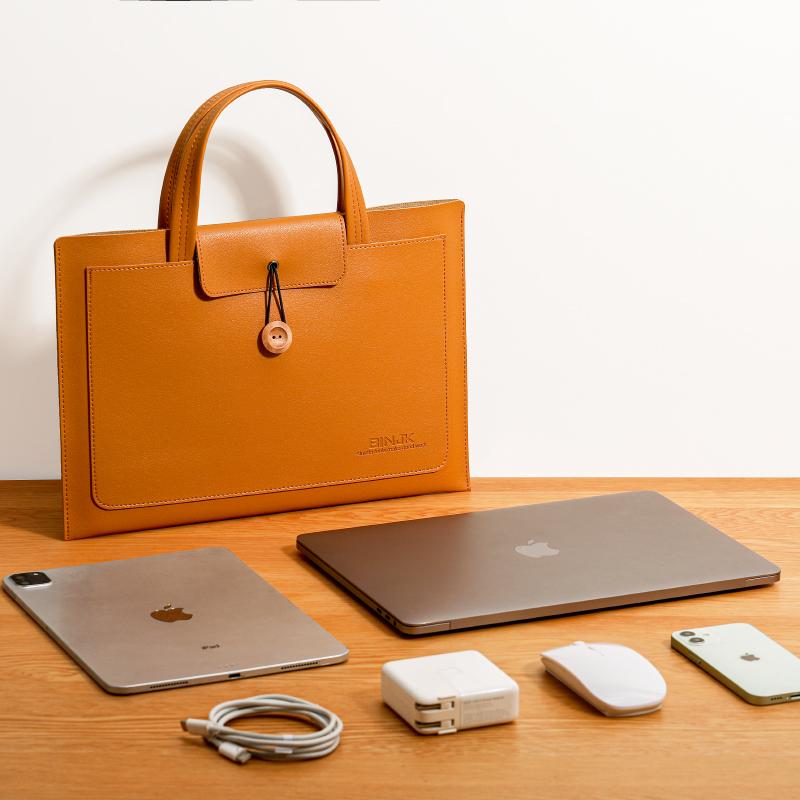 コンピュータバッグ ビジネス 通勤 通学 バッグ パソコン ケース 軽量 薄型 ノートブック ラップトップ フェイクレザー スタイリッシュ 保護ケースサイズ：13インチ、14インチ、15インチ、15.6インチ、16インチカラー分類：【2層ポ...