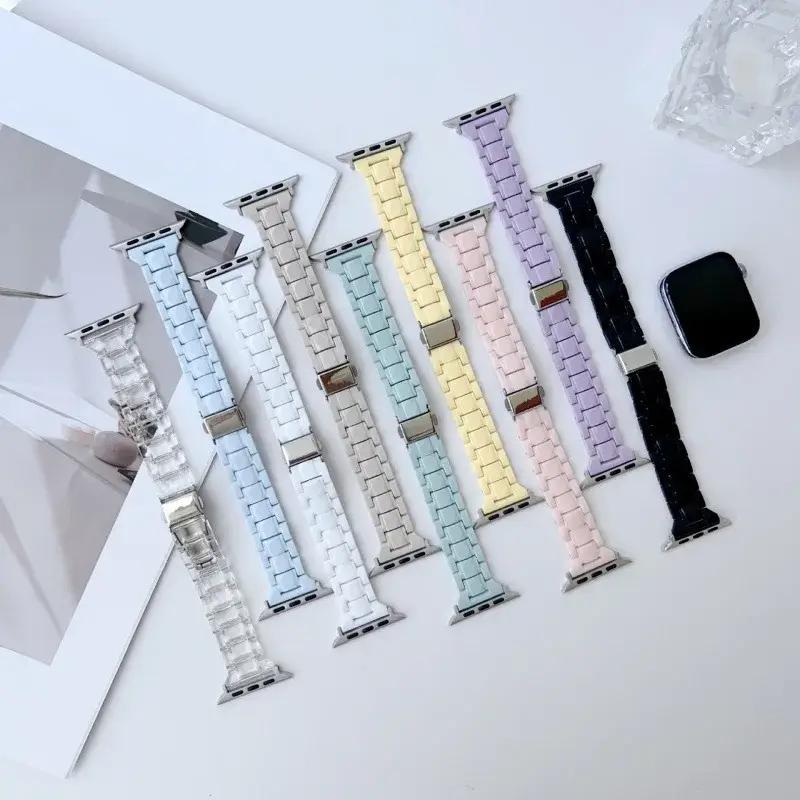 【商品情報】 シンプルなデザインのアップルウォッチバンド。 淡いパステルカラーが可愛い◎ 【カラー】 イエロー/クリア/グリーン/グレー/パープル ピンク/ブラック/ブルー/ホワイト 【対応サイズ】 ●38mm/40mm/41mm ●42m...