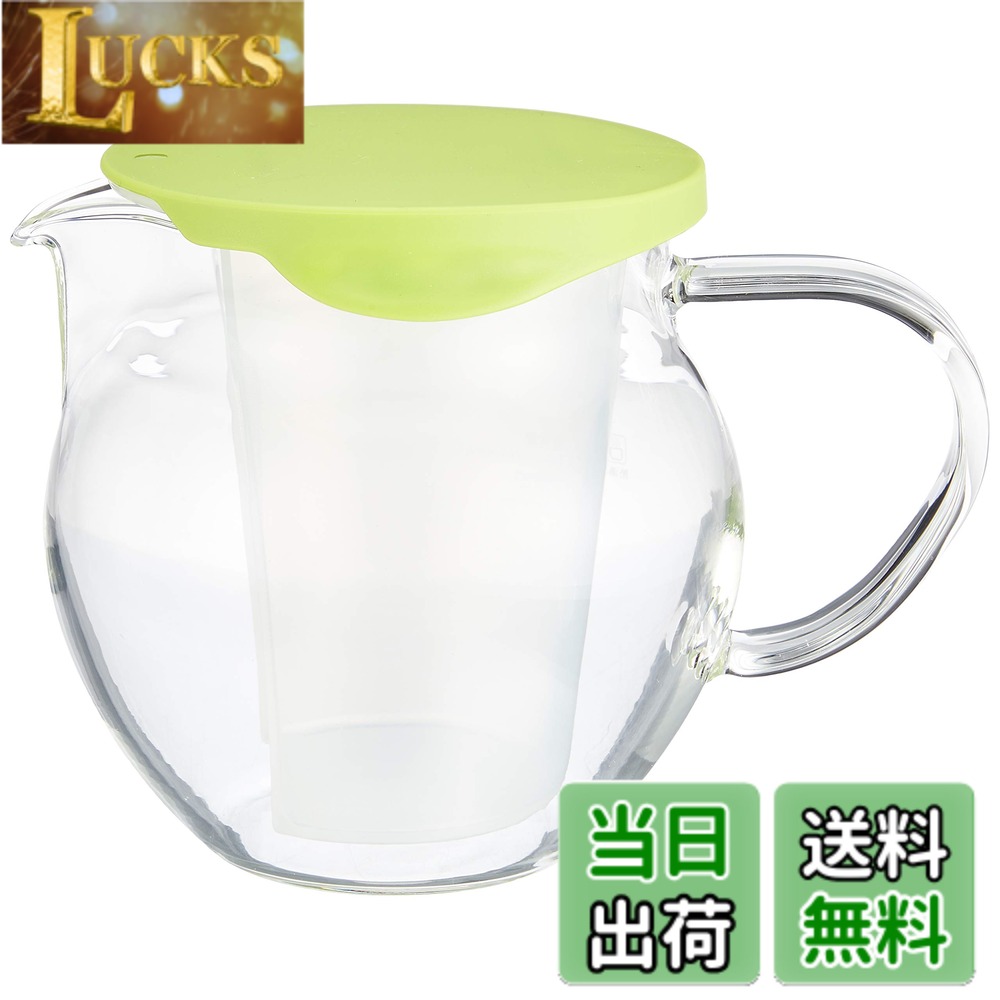 商品情報 商品の説明 商品紹介 お茶の飲み頃が一目でわかる耐熱ガラス製急須です。手で押さえずに注ぐ事ができるフタ。茶こしを外せば電子レンジで温め直しができます。 ●フタを押さえず注げます ●注いでも目詰まりしないL型茶こし付き ●細かいメッ...