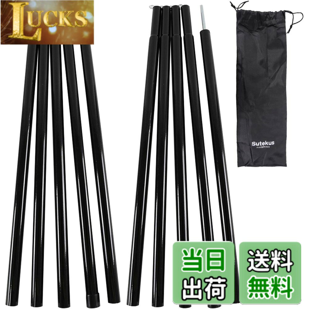 商品情報 商品の説明 主な仕様 38cm×10節 （先端ポール2本・中央ポール6本・脚部ポール2本）br2~5本継ぎbr直径 ：　サイドポール16mmbr素材 ：　スチールbr重量：　900g # 【送料無料】Sutekus テント タープ...