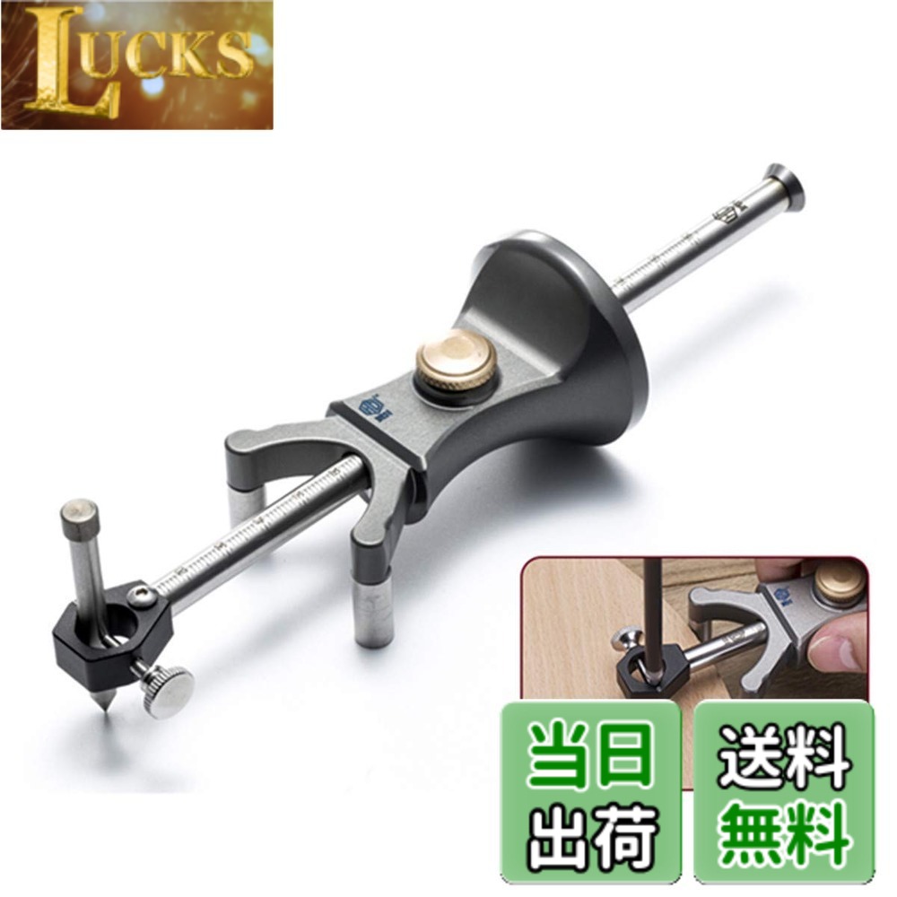 商品情報 商品の説明 【商品仕様】 縁側ケガキキット ステンレススチール製ルーラー マーカー挿入口 固定ノブ 簡易ドライバー 六角棒レンチ ステンレススチール製ケガき針 ボールペン芯 主な仕様 耐久性あり長持ちの木工縁側ケガキキット；アルミ...
