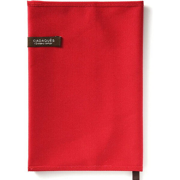 商品名ブックカバー カダケス 新書サイズ レッド シンプル コットン生地 しおり付き 男性 女性 読書説明末永くお使い頂ける様に飽きのこないシンプルな無地のコットン生地を使用しております。裏面にはPVC加工を施してある為、表から染み込んだ水...