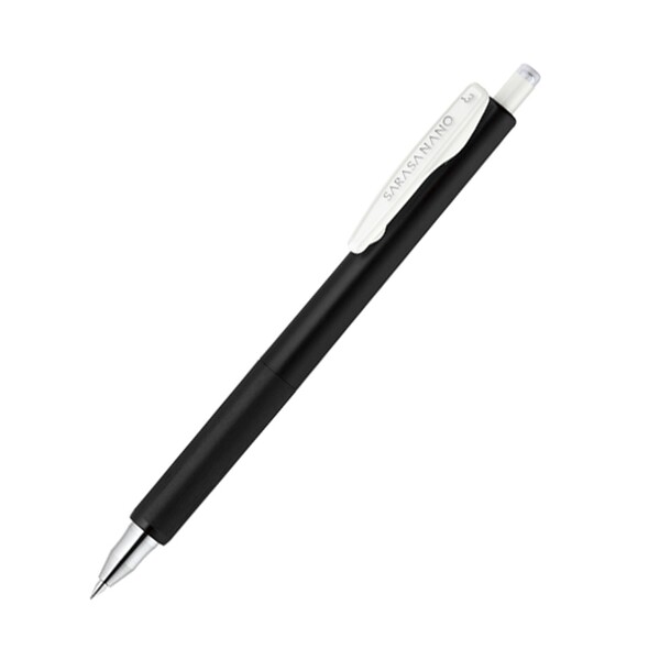 商品名ゼブラ ZEBRA サラサナノ 0.3mm 黒説明ペンの上部にスプリングを加えた『うるふわクッション』を採用しました。筆圧に応じて中芯を上下に動くようにしたことで、筆記時のガリガリ感がスプリングで吸収されて、ペン先の紙へのひっかかりが...
