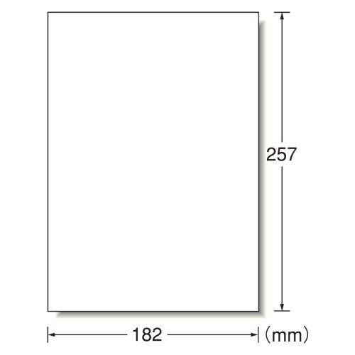 商品名エーワン マルチプリンタラベルB5ノーカット 28408品番28408この商品について 必ずご確認ください配送についてメール便での配送になります。→ご利用の際は必ずお読みください 送料について ご注文合計額が￥1000 (税込)以上で...