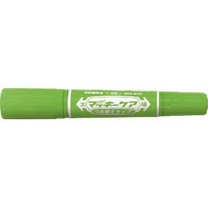 商品名ゼブラ ハイマッキーケア つめ替えタイプ LG YYT5-LG説明つめ替えタイプのハイマッキー。●油性マーカー●つめ替え式●ツインタイプ●インク色:ライトグリーン●本体長:139.6mm●軸径:21.5mm●線幅:太=6.0mm、細=...