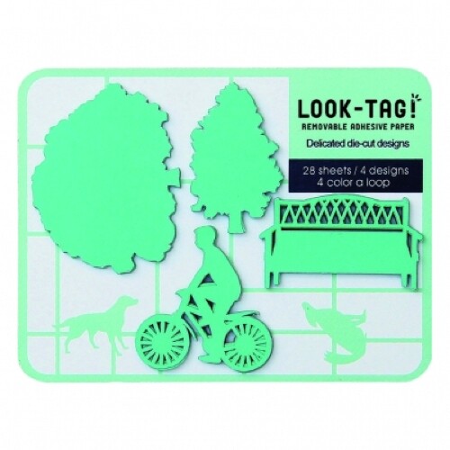 商品名LOOK! TAG 付箋 公園説明LOOK TAG!シリーズにTOWNシリーズ。イタリアやフランスの看板のデザインのブックマーク付箋や、映画や電車のチケットのデザインの付箋、街や公園、海辺の景色の付箋など、街を彩る物を集めたシリーズで...