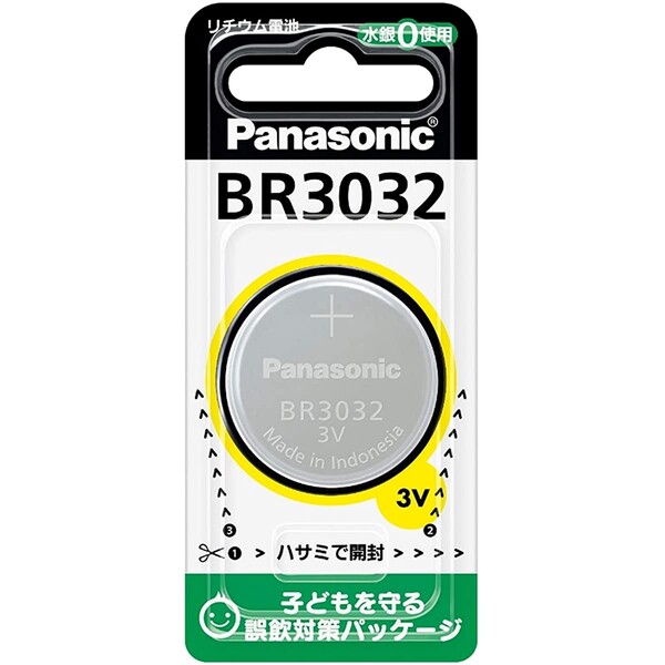 商品名Panasonic コイン形リチウム電池 BR3032説明●種別/リチウムコイン電池●電圧/3V●仕様/コイン型リチウム電池　BR3032品番BR3032この商品について 必ずご確認ください配送についてメール便での配送になります。→ご...