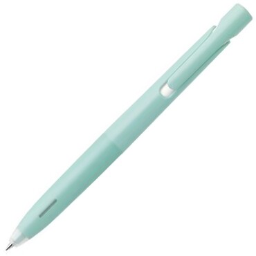 商品名ゼブラ エマルジョンボールペン ブレン 0.7mm ミントグリーン 黒インク説明筆記時に生じる振動を制御した、ブレないボールペン「ブレン」。自身の持ち物とマッチさせて使いたい…というニーズに応えたカラーが登場!■「ブレン」ペン内部の隙...