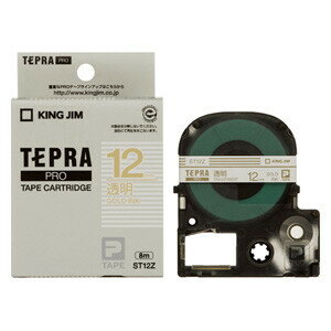 商品名キングジム PROテープ 透明ラベル 金文字 ST12Z説明「テプラ」用テープカートリッジ。豊富なカラーバリエーションと種類が揃ったPROテープカートリッジ。ファイルの背見出しへのタイトル表示に最適な12mm幅です。●規格:Pテープ規...