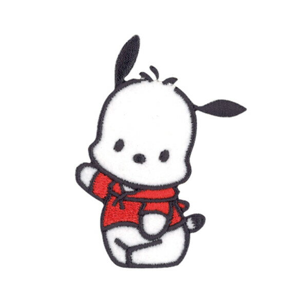 商品名サンリオキャラクターズ ワッペン ポチャッコ 4.8×6.5cm アイロン接着 シール両用 入園 入学 目印 パイオニア説明入園・入学準備に!人気「サンリオキャラクターズ」の「シールワッペン」です。大きめワッペンなので、園グッズ・スク...