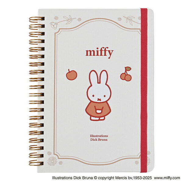 商品名ビーエスエス miffy ミッフィー フローラ&スイーツ シリーズ バンド付き B6 ノート A柄説明ミッフィーがスイーツをテーマにしたグッズで登場。絵柄デザインは全部で3種類。バンドが付いているからノートが開くのを防止して、またサイ...