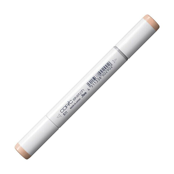 商品名【コピック/COPIC】コピックスケッチ E11 バーレー・ベージュ 単品バラ説明筆ペンの様なスーパーブラシを装備し、300色以上の圧倒的なカラーバリエーションを誇る、コピックの中で最も人気ある「コピック・スケッチ・シリーズ」です。太...