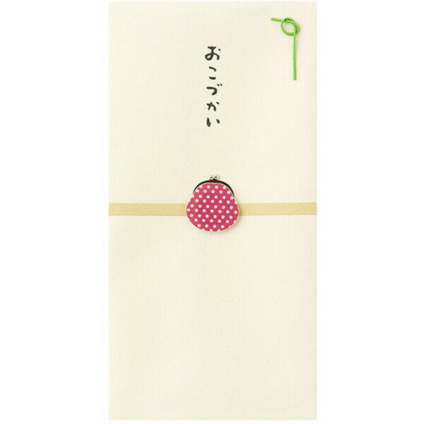 商品名金封 おこづかい がまぐち柄 2枚入 お札を折らない ペーパークラフト付 祝儀袋 お祝い 封筒 大人かわいい ミドリ説明気持ち伝わる、大人かわいいデザイン♪お札を折らずに入れられるサイズの「金封」です。立体感のあるペーパークラフトのモ...