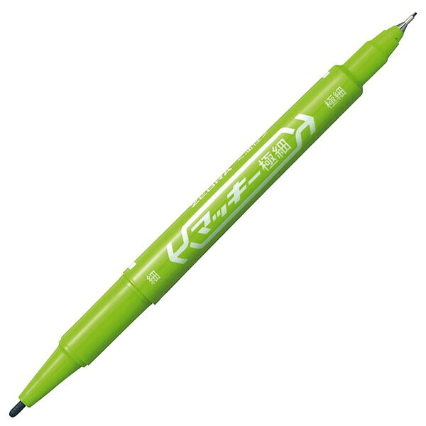 商品名ゼブラ 油性ペン マッキー 極細 ライトグリーン MO-120-MC-LG説明油性マーカーの定番品、マッキー。速乾性・耐水性。1本で細・極細両用。紙・布・木・段ボール・ガラス・プラスチック・金属・ビニール類など幅広くご利用になれます。...