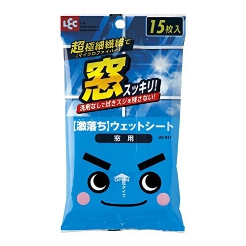 商品名レック 激落ちシート 窓用 15枚説明サイズ: 30×20×0.1cm (1枚あたり)本体重量: 0.095kg内容: 15枚入●超極細繊維(マイクロファイバー)で窓スッキリ! 洗剤なしで拭きスジを残さない!●超極細繊維配合の特殊ウェ...