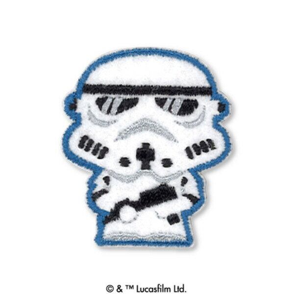 商品名スター・ウォーズ ワッペン ストームトルーパー 4.2×3.5cm アイロン接着 シール両用 入園 入学 目印 パイオニア説明入園・入学準備に!人気「スター・ウォーズ」の「シールワッペン」です。大きめワッペンなので、園グッズ・スクール...
