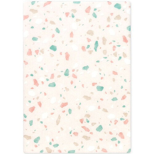 商品名下敷 A6 Terrazzo テラッツォ ピンク 2Way 両面 やわらか サラサラ テラゾー 人造大理石 かわいい マルアイ説明人造大理石「Terrazzo(テラッツォ)」をイメージ♪淡い色味をベースに、カラフルな模様が散りばめられ...