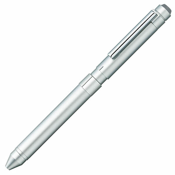 商品名ゼブラ シャーボX ST3 シルバー SB14-S 多機能ペン 複合ペン オリジナル説明ボディ、シャープメカ1本およびボールペン替芯2本または3本を自由に選んで、Myオリジナルの1本を作ることができます。(シャープ部機構・ボールペン替...