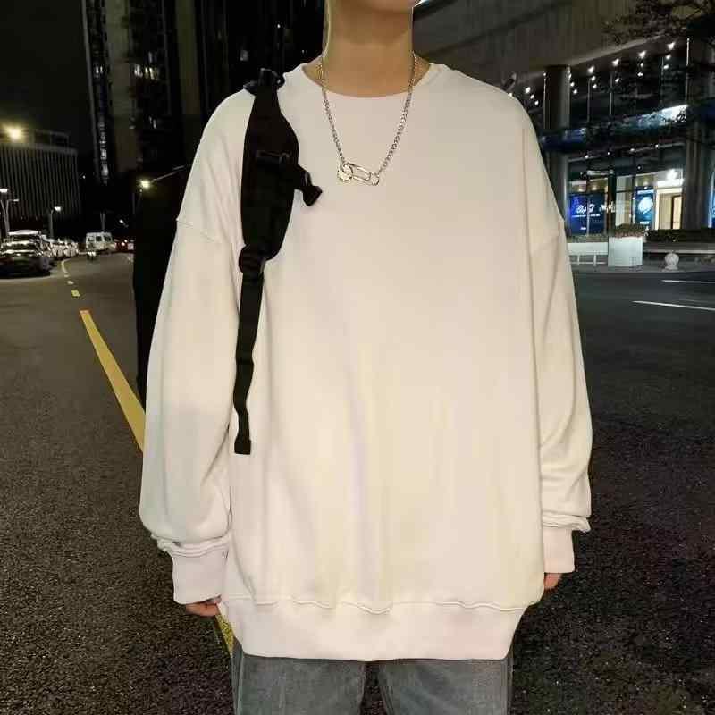 スウェット メンズ 無地 ラウンドネック プルオーバー トップス 長袖Tシャツ 港風 ビッグシルエット ゆったりサイズ 黒 白 紫 コーヒー 橙 グレー 青 紺 赤 春秋・商品カテゴリ: スウェット/トレーナー・スタイル: ストリート・対象...